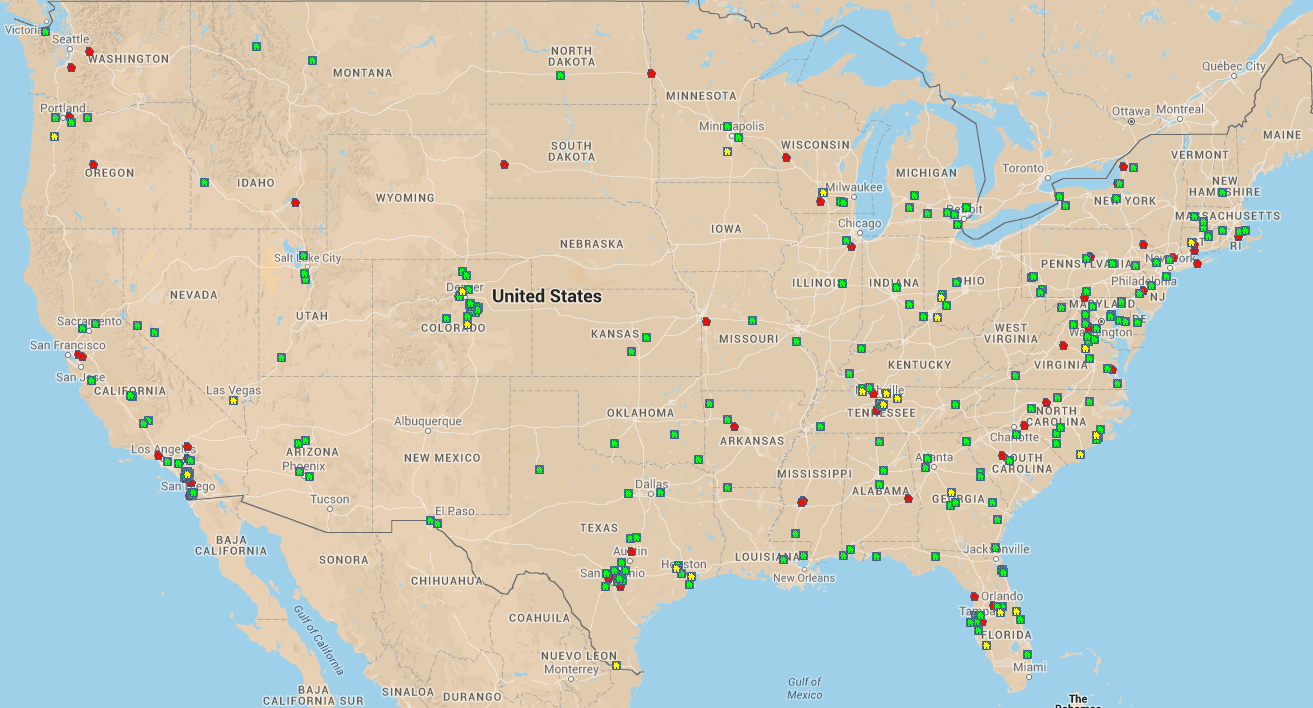 map – Homes For Our Troops