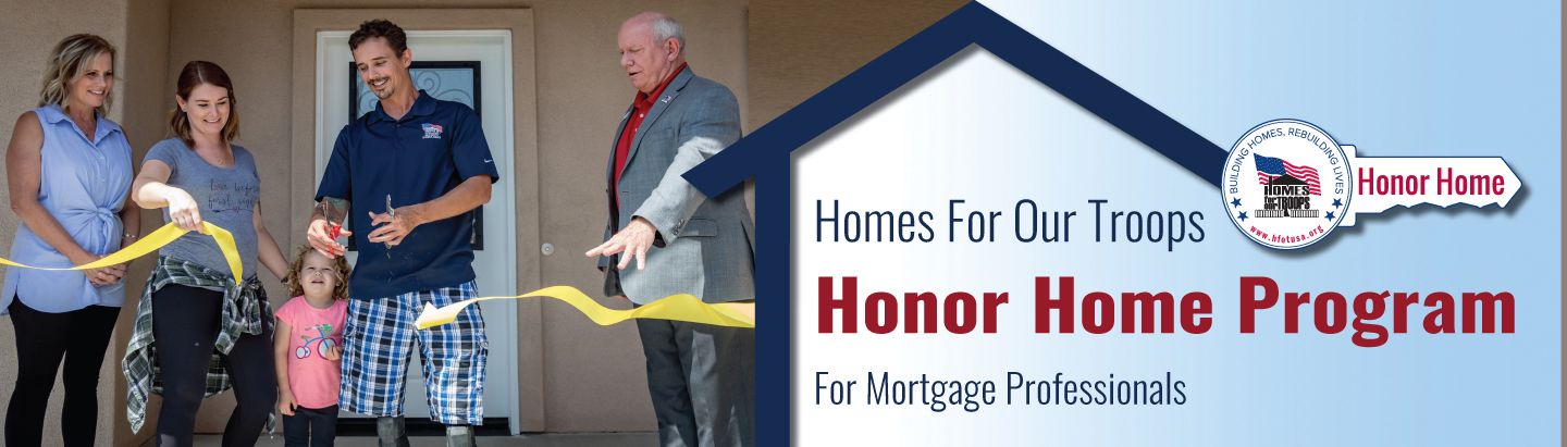 For Mortgage Professionals – Homes For Our Troops
