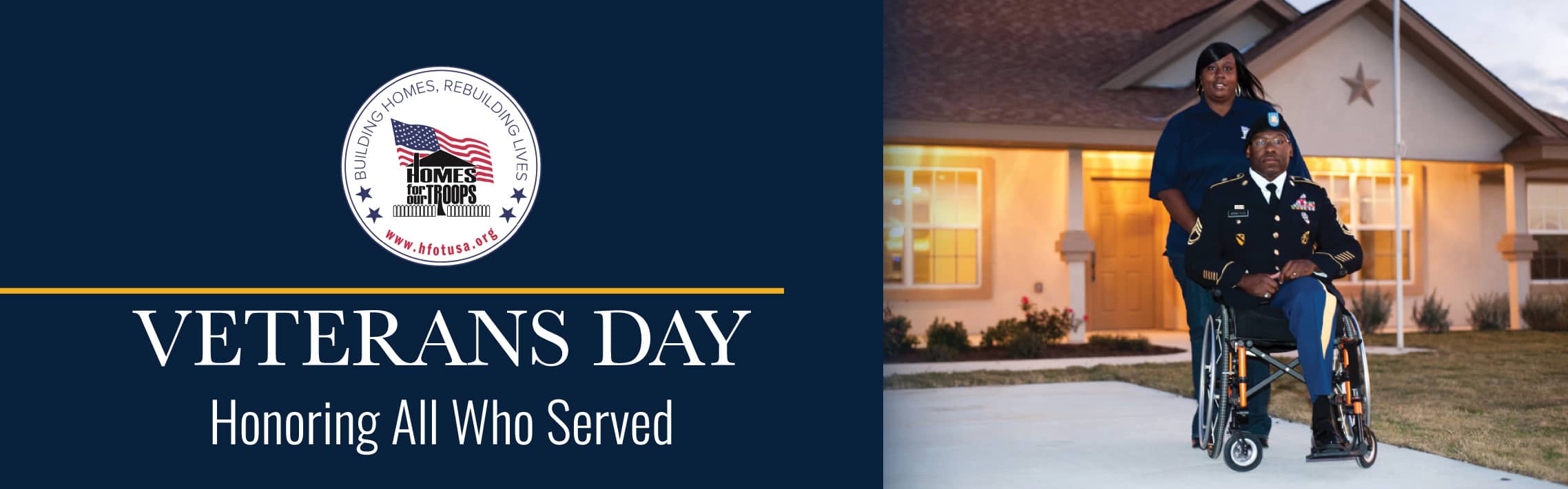 Honoring those who served on Veterans Day – Homes For Our Troops