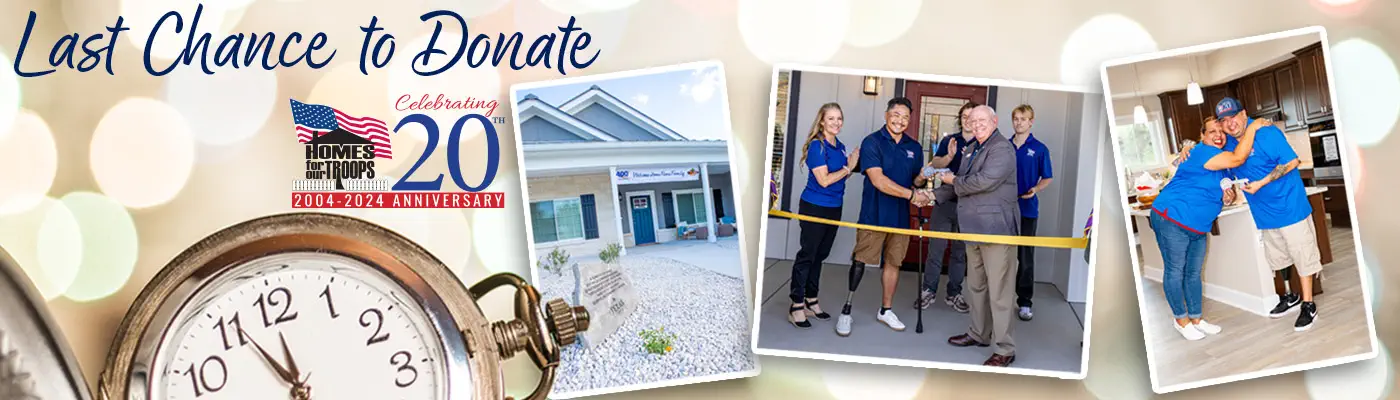 Homes For Our Troops - Building Homes, Rebuilding Lives!